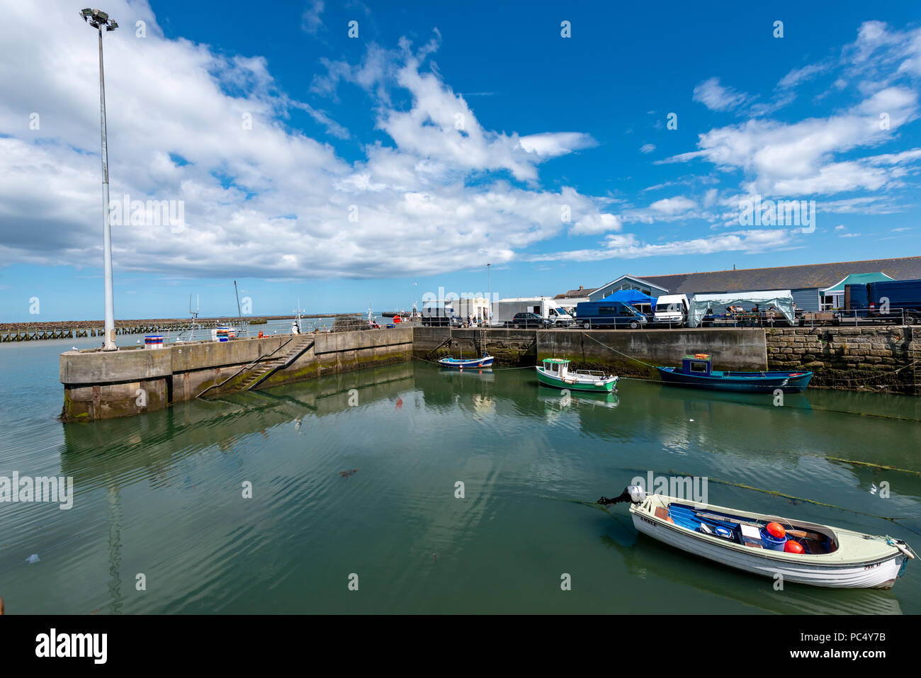 Amble Harbour Village High Resolution Stock Photography and Images - Alamy