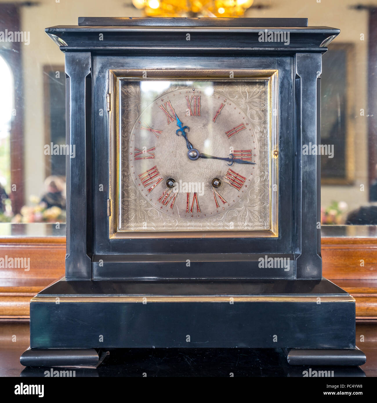 Victorian era historical clock Stock Photo - Alamy