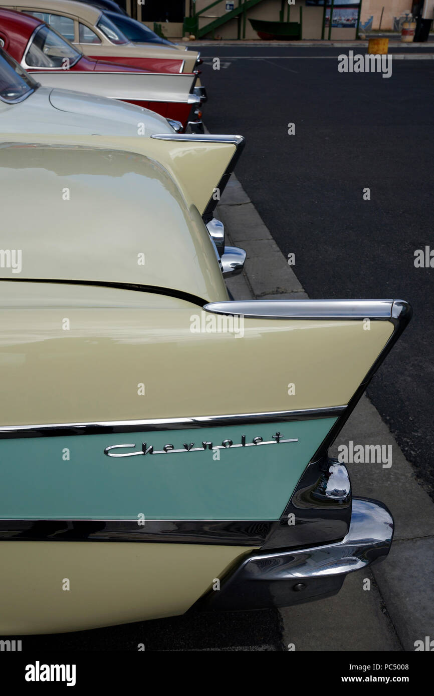 Vintage Chevrolet tail fin Stock Photo - Alamy