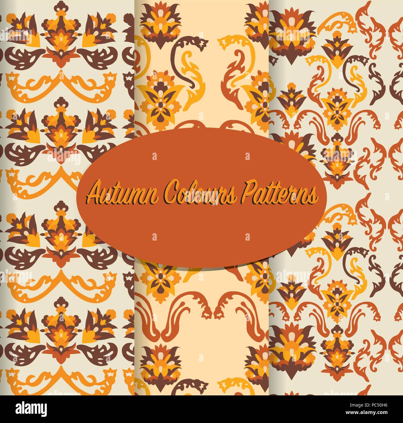 Autumn Colors Patterns Stock Vector Image & Art - Alamy