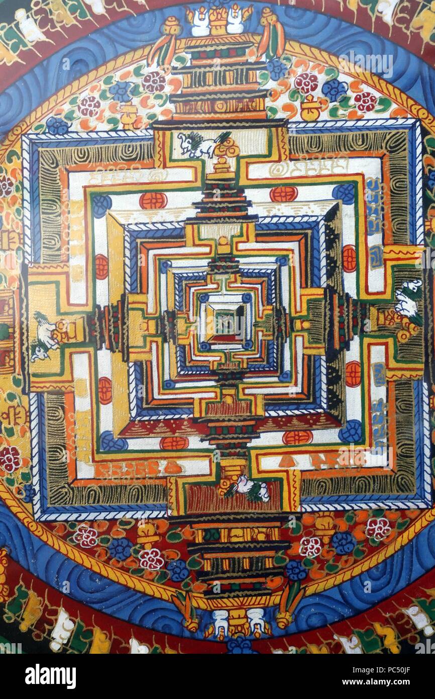 A mandala is a spiritual and ritual symbol in Hinduism and Buddhism ...