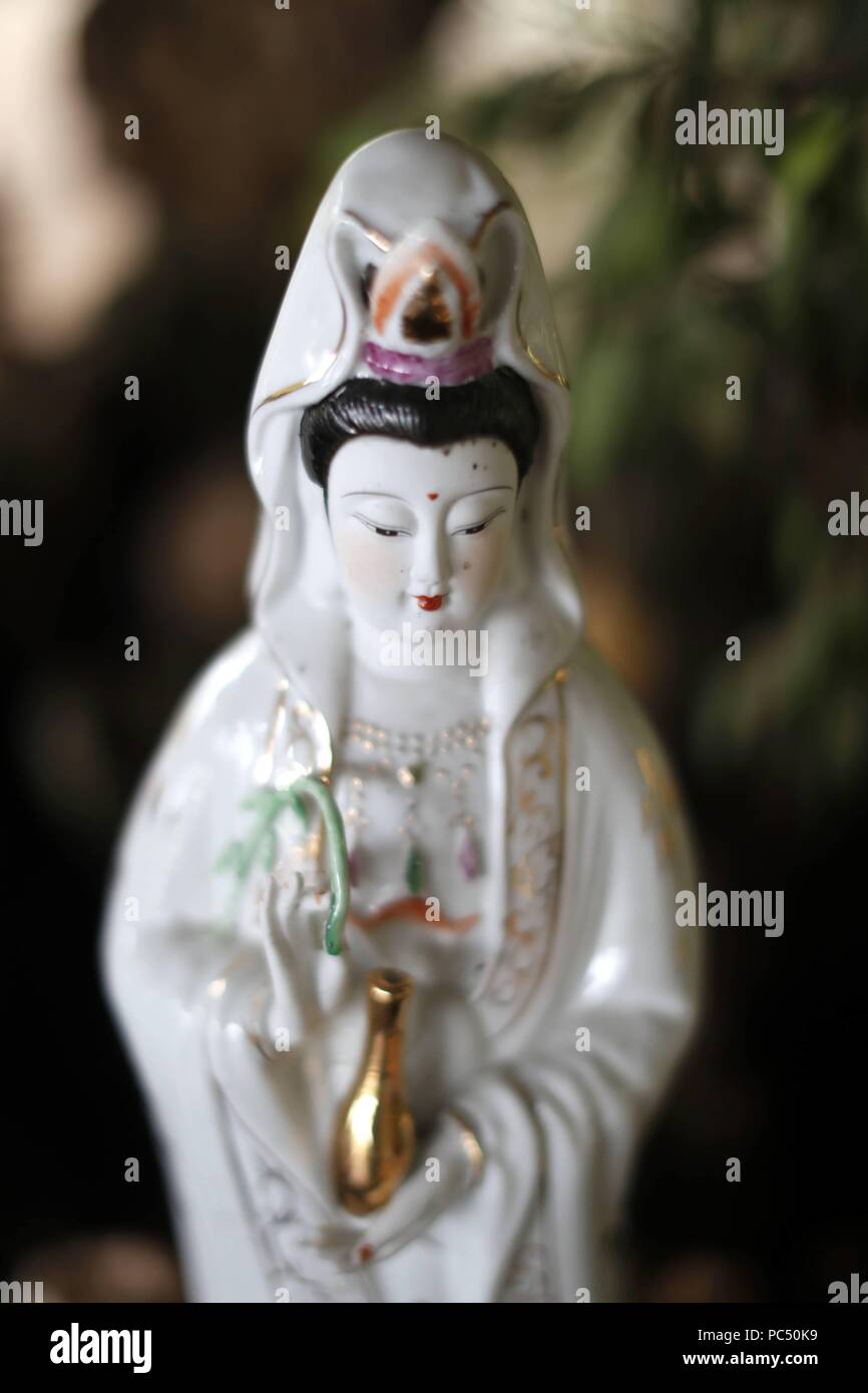 Quan Am, the bodhisattva of compassion. Statue. Vung Tau. Vietnam ...