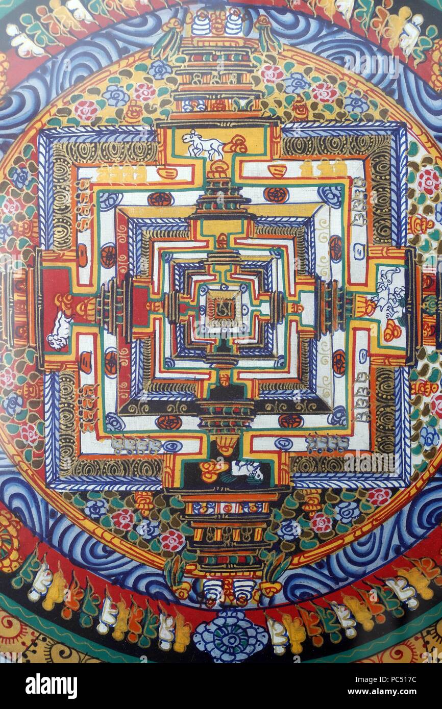 Mandala spiritual ritual symbol in hi-res stock photography and images ...