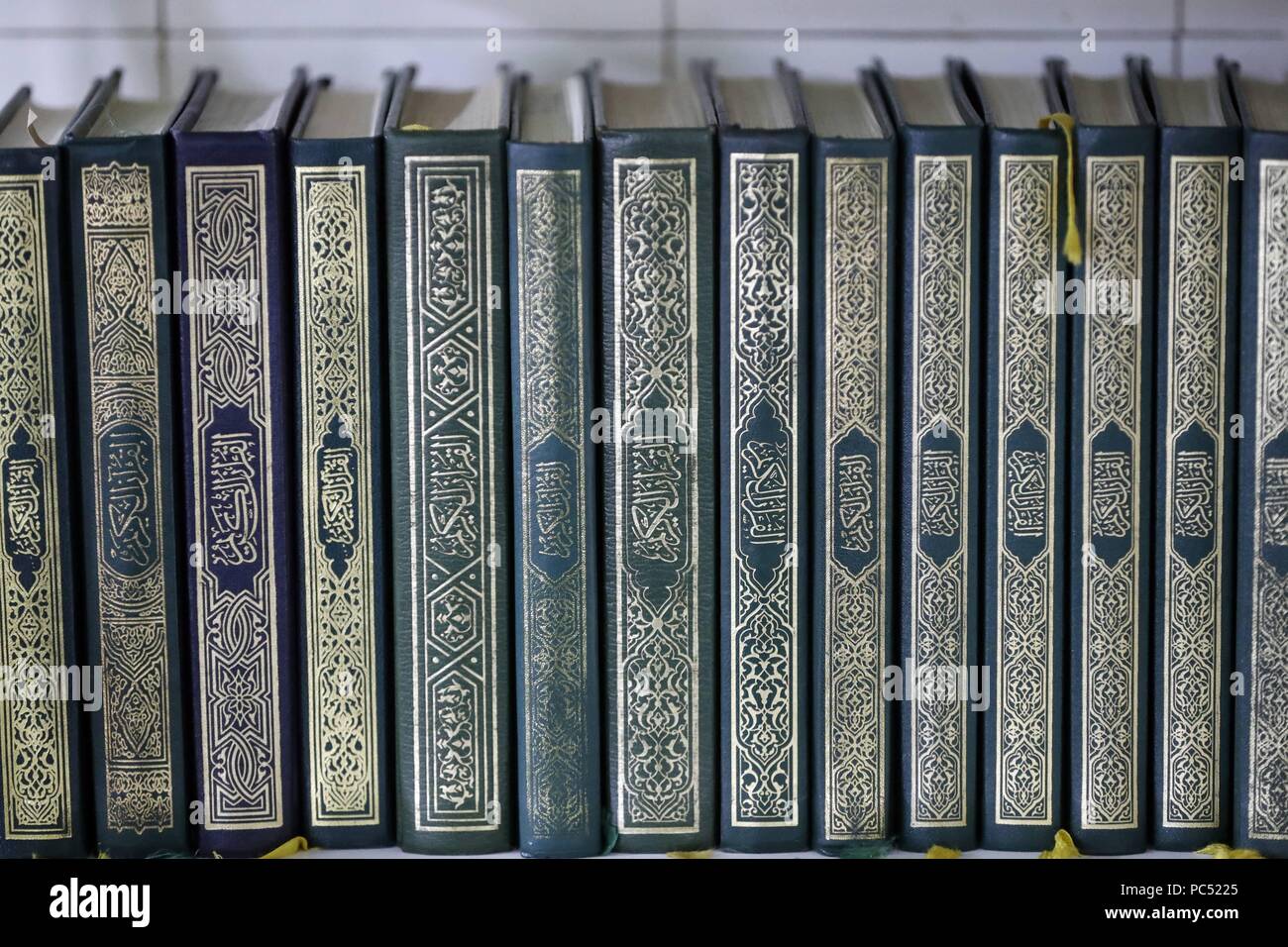 Holy Quran books. | usage worldwide Stock Photo - Alamy