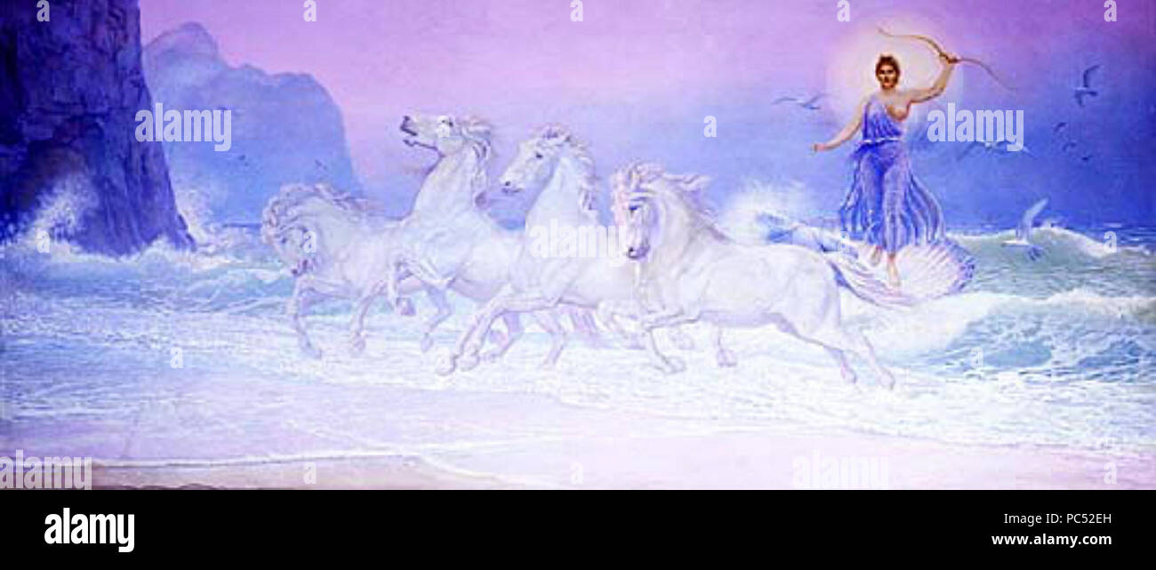 1 Diana of the Tides -- Mural by John Elliott Stock Photo - Alamy