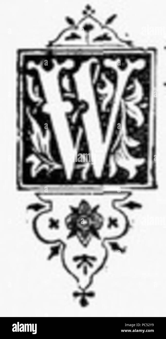 Drop cap w hi-res stock photography and images - Alamy