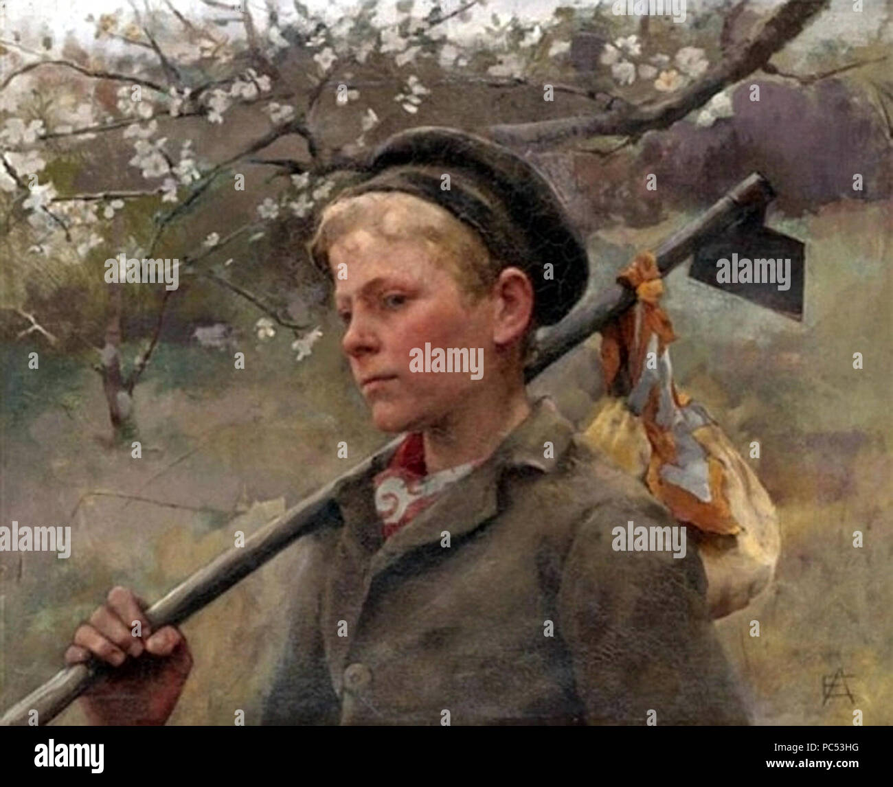 26 Elizabeth Adela Forbes - April Stock Photo - Alamy