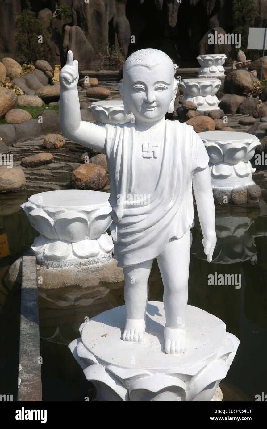 Statue prince siddhartha buddha child hi-res stock photography and ...