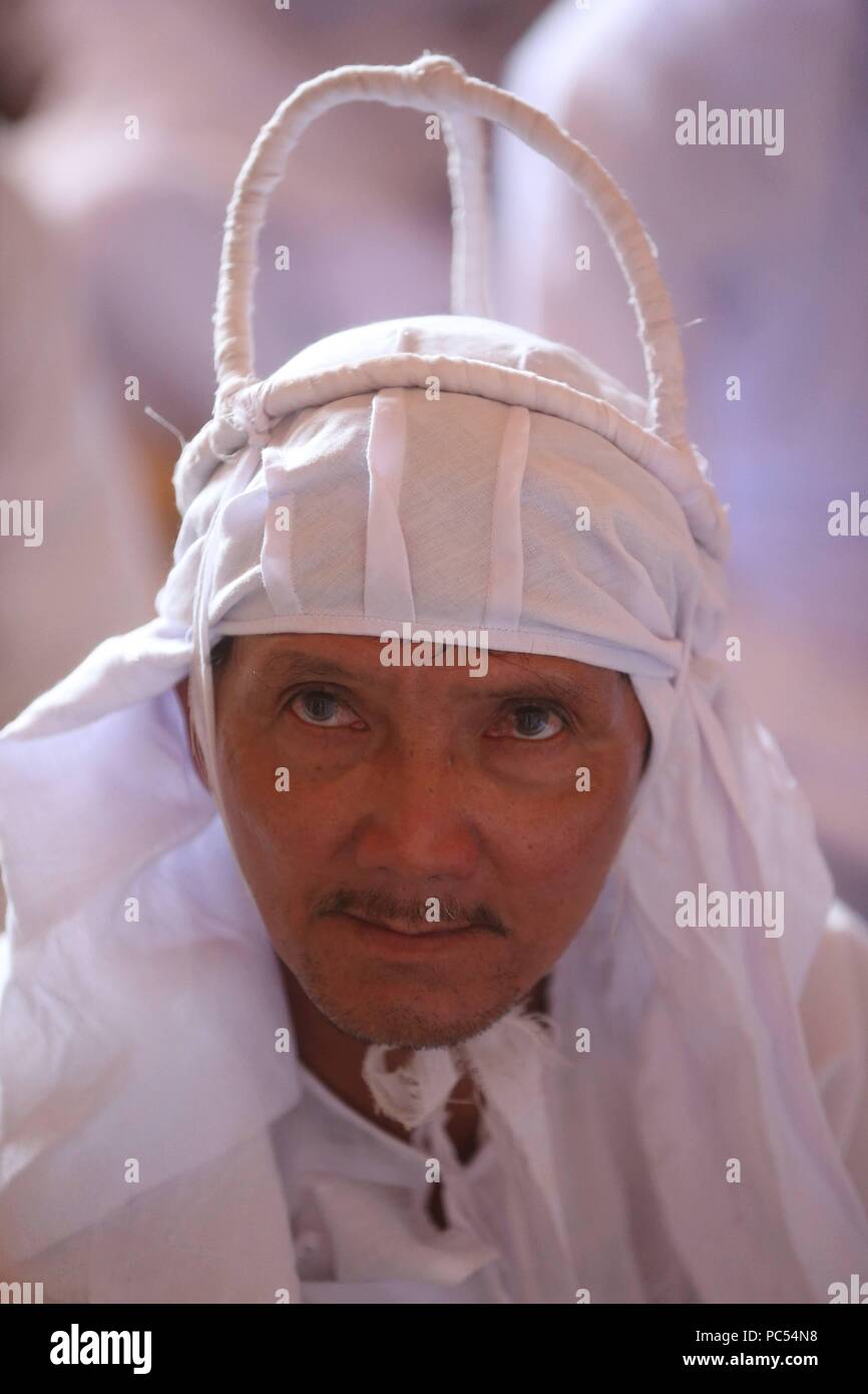 Cao Dai Holy See Temple. Caodaist service. Thay Ninh. Vietnam. | usage ...