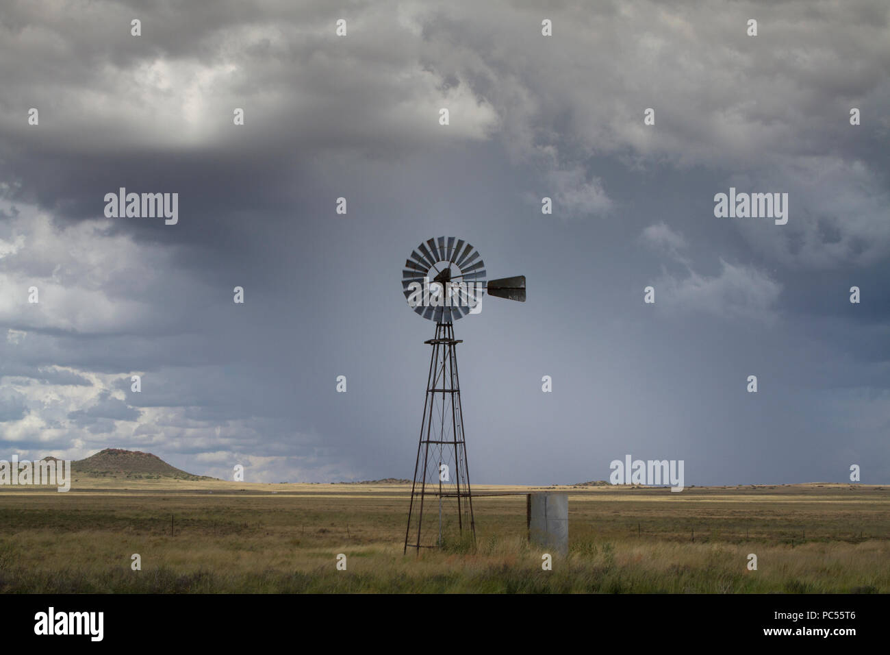 Landscape scene with windmill hi-res stock photography and images - Alamy