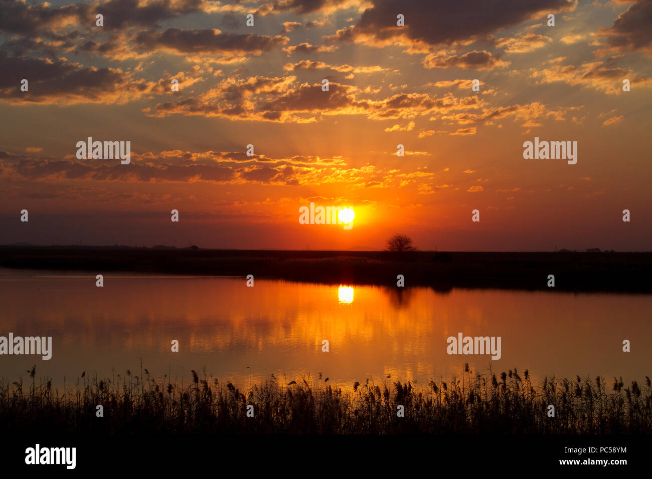 Sun setting africa hi-res stock photography and images - Alamy