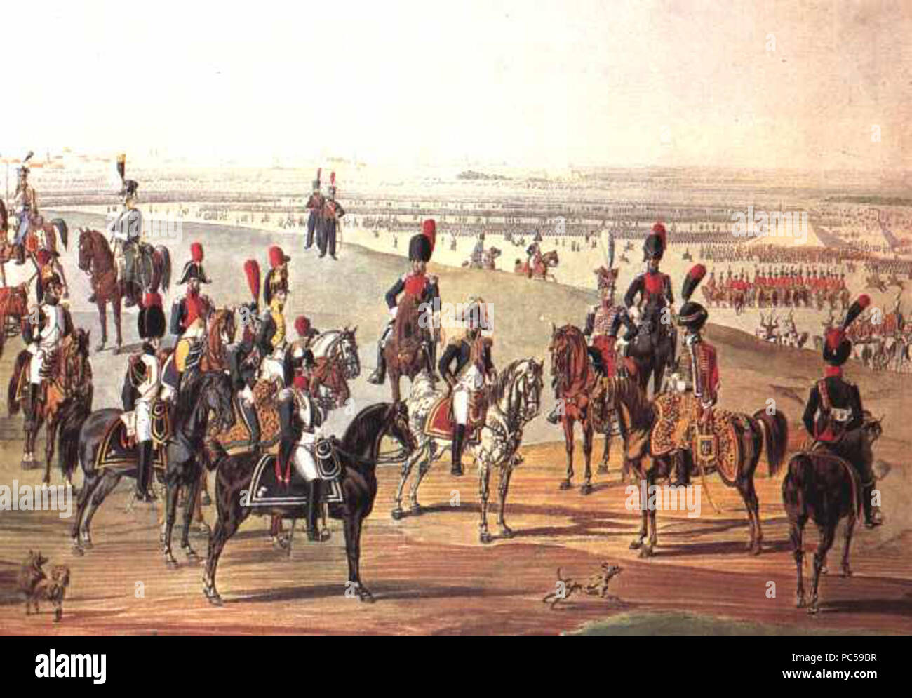 646 Wihelm von Kobell Auf dem Feldherrnhügel 1812 WVN 999 Stock Photo ...