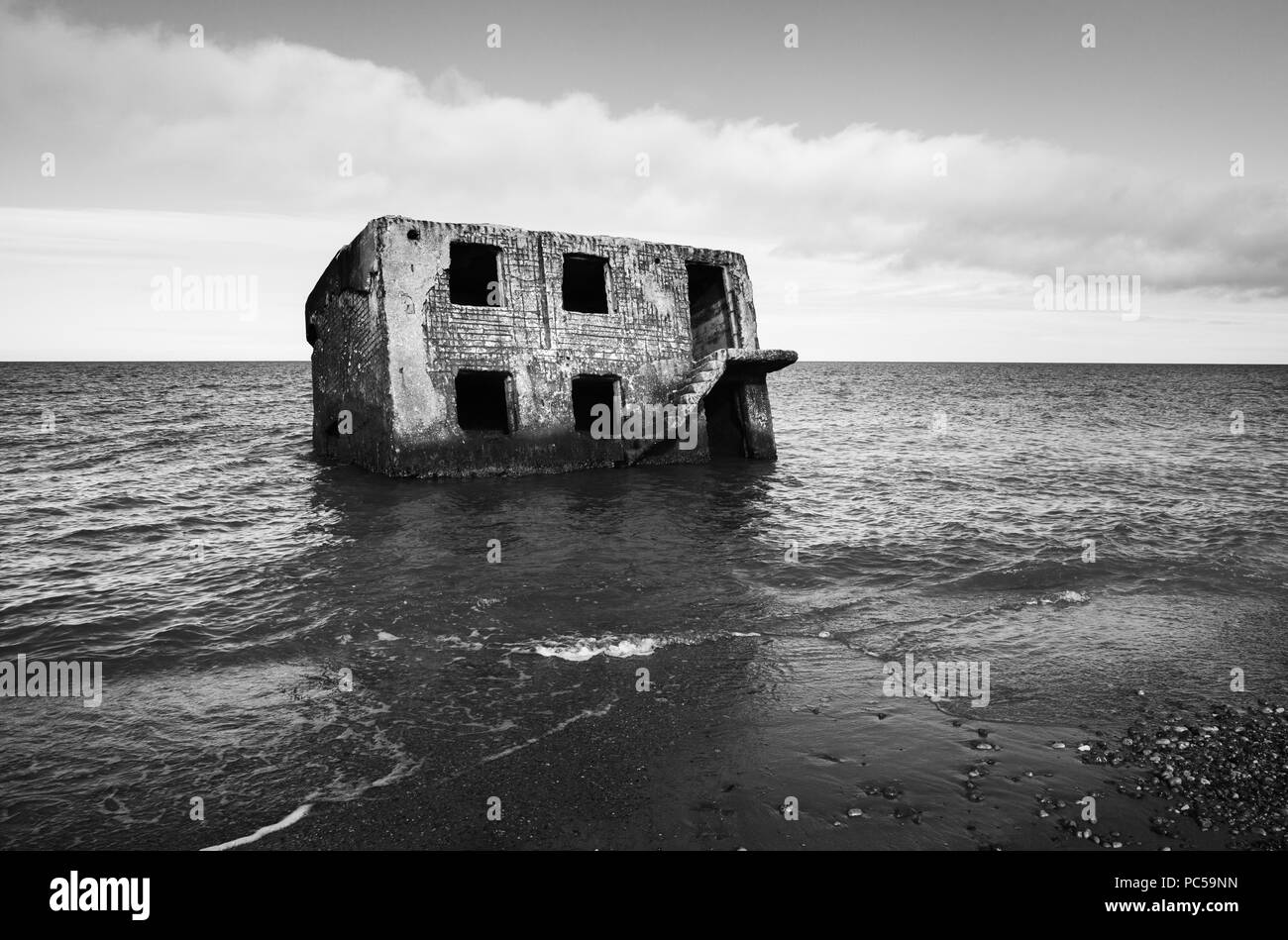 Liepaja forts Black and White Stock Photos & Images - Alamy