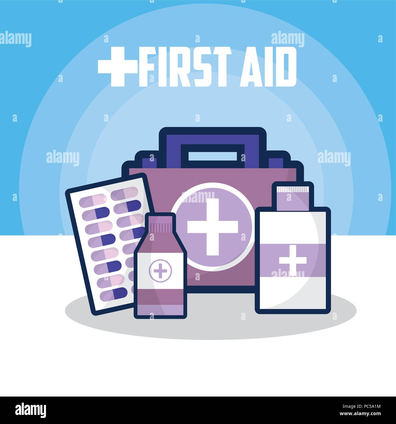Medical first aid Stock Vector Image & Art - Alamy