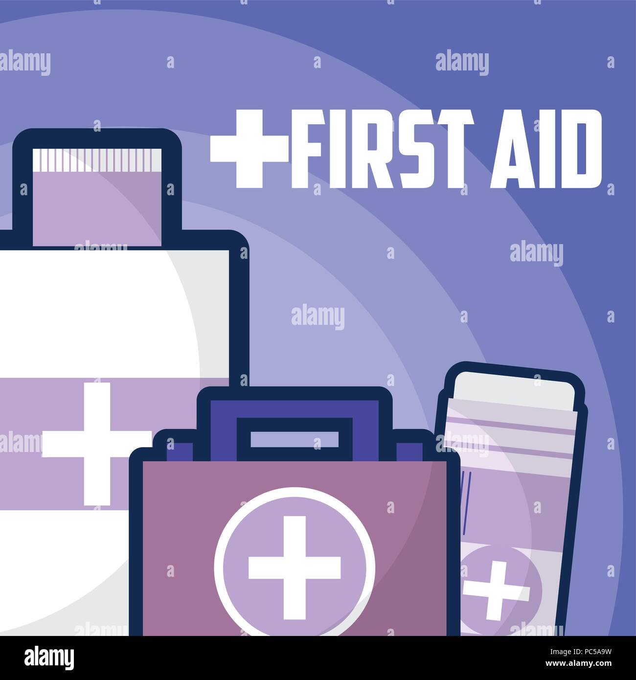 Medical first aid Stock Vector Image & Art - Alamy