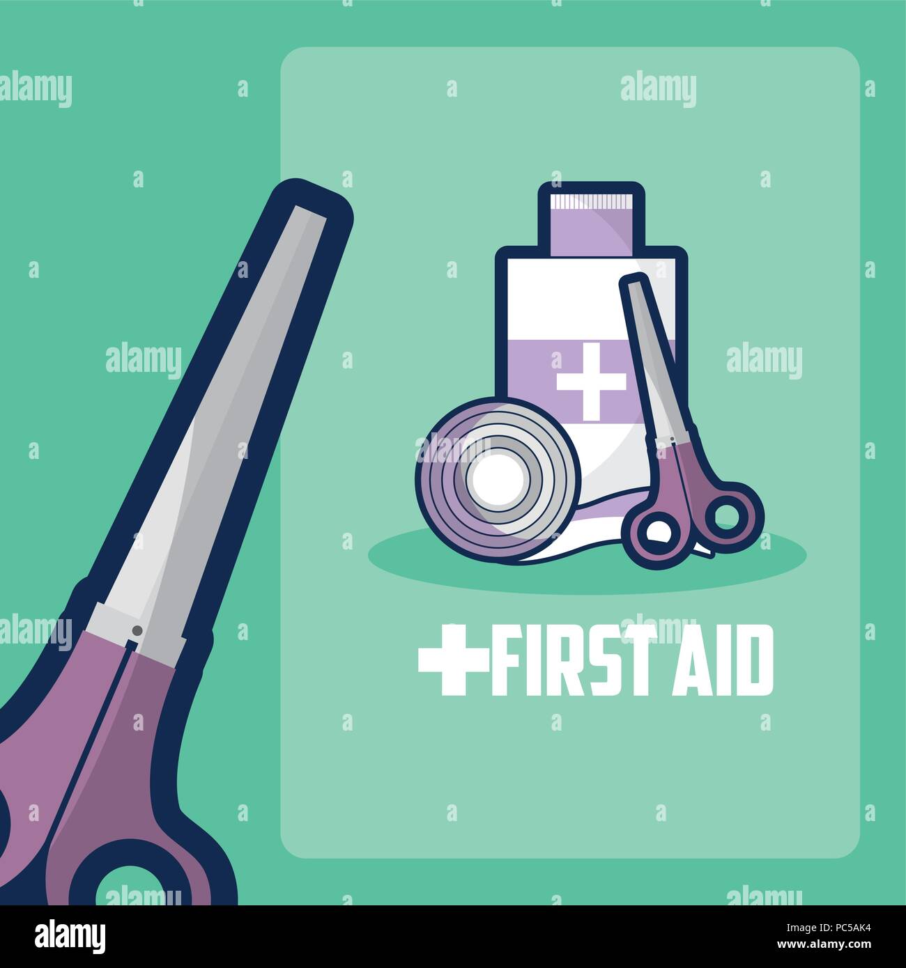 First aid scissor hi-res stock photography and images - Alamy