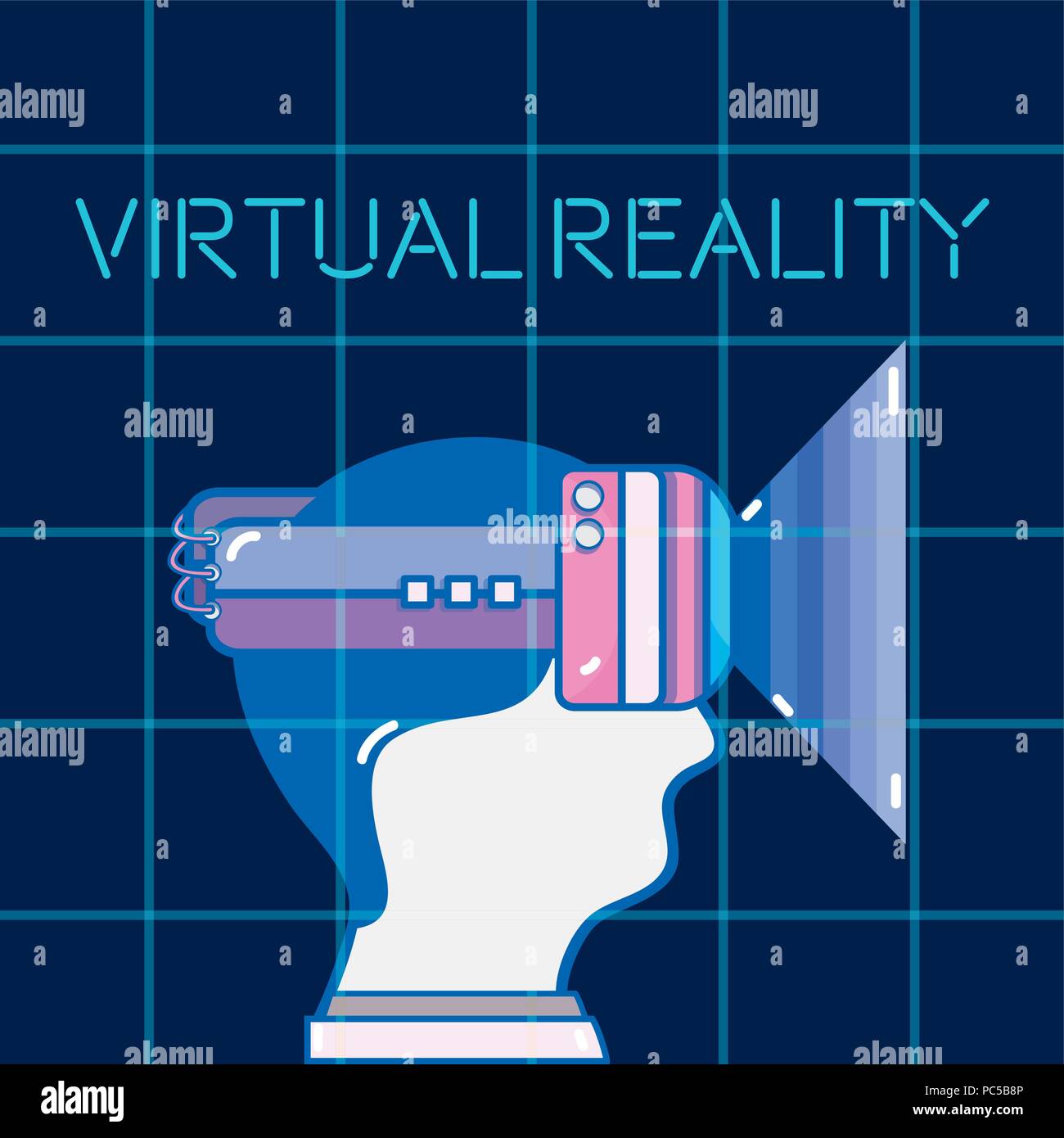 Virtual Reality technology cartoons Stock Vector Image & Art - Alamy