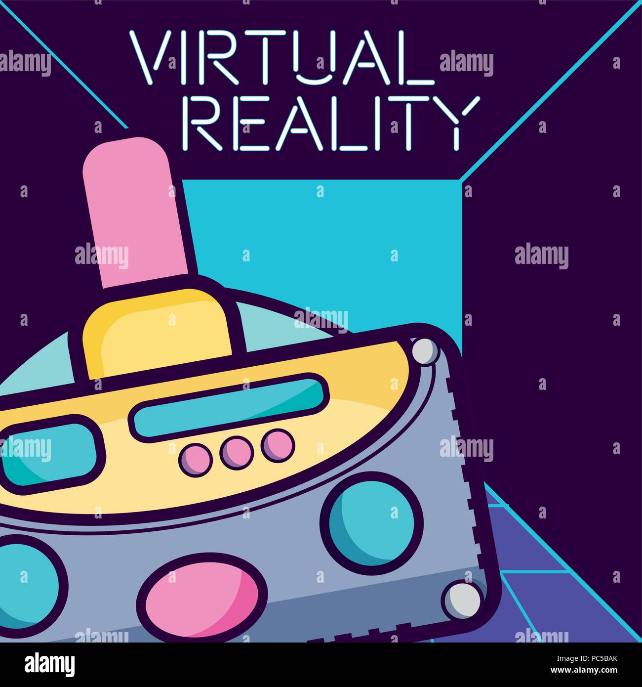 Virtual Reality technology Stock Vector Image & Art - Alamy