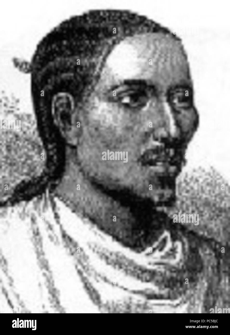 Yohannes Iv Painting Representing Emperor Yohannes IV, 1831 1889,