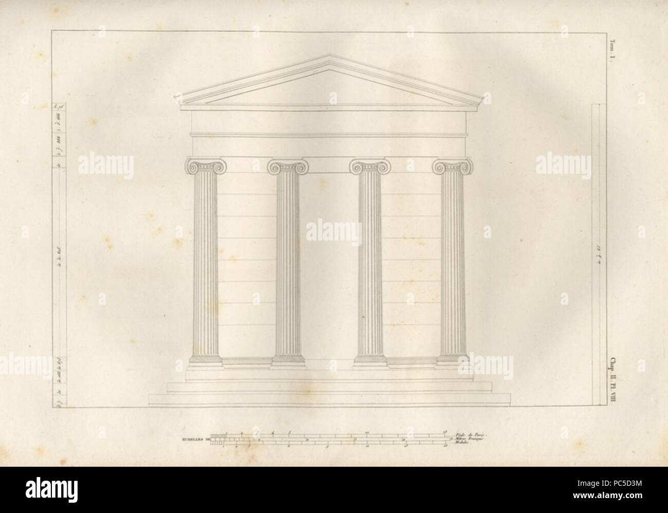 Détail du portique hi-res stock photography and images - Alamy