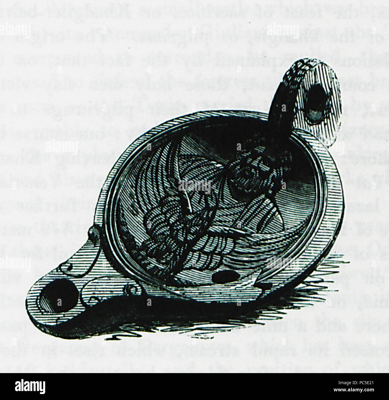 666 Λυχνάρι με παράσταση από τον μύθο του Γανυμήδη, το οποίο ο συγγραφ ...