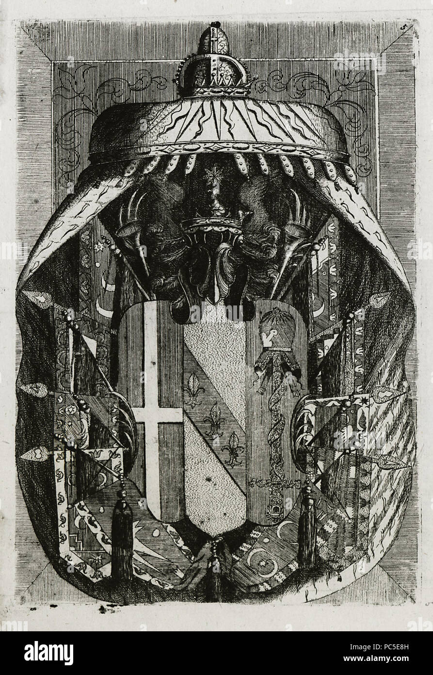 667 Οικόσημο - Coronelli Vincenzo - 1686 Stock Photo - Alamy