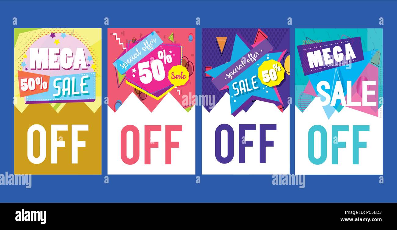 Mega posters Stock Vector Images - Alamy