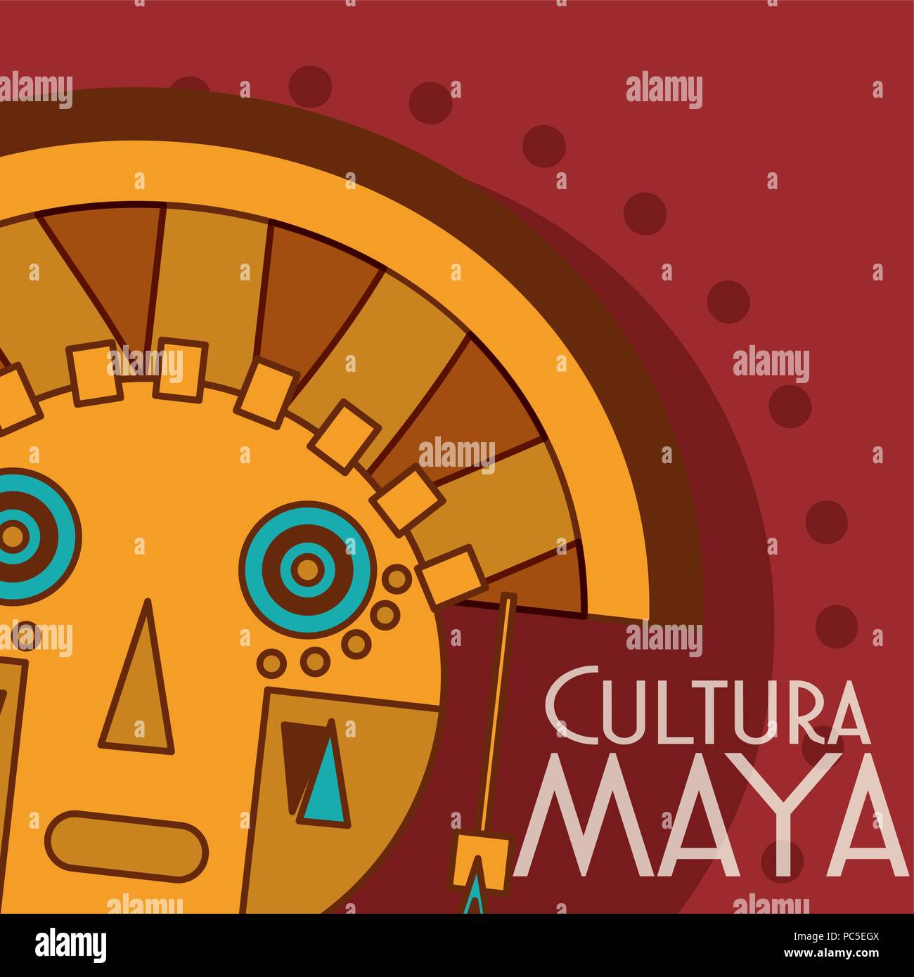 Cultura Maya postcard Stock Vector Image & Art - Alamy