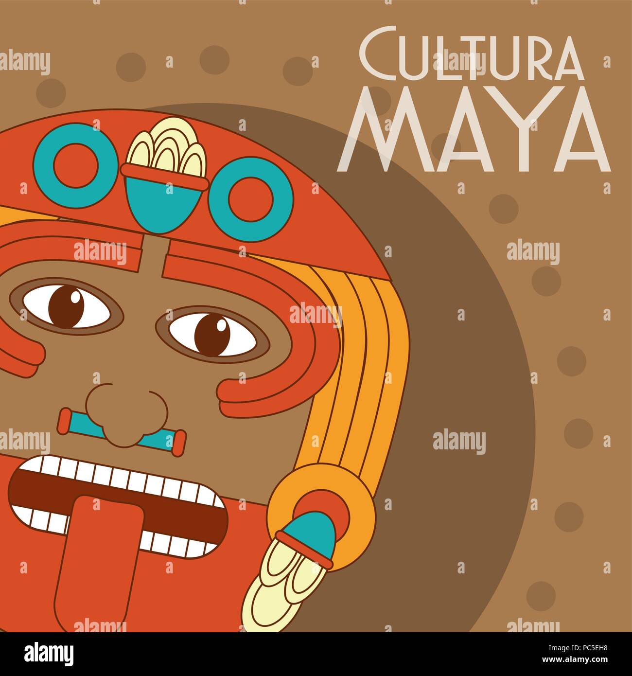 Cultura Maya postcard Stock Vector Image & Art - Alamy