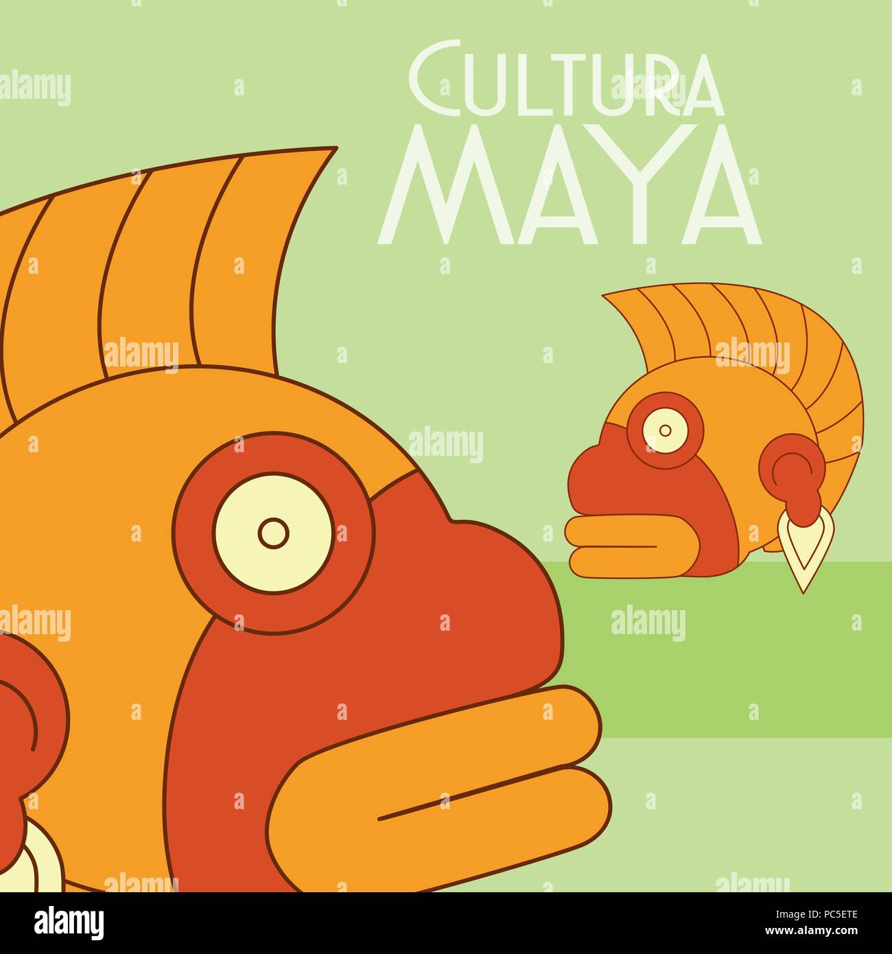 Cultura maya vector hi-res stock photography and images - Alamy