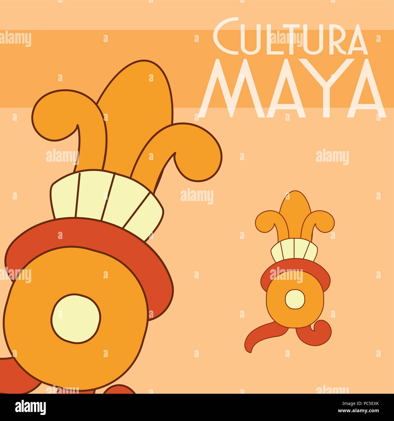 Cultura Maya postcard Stock Vector Image & Art - Alamy