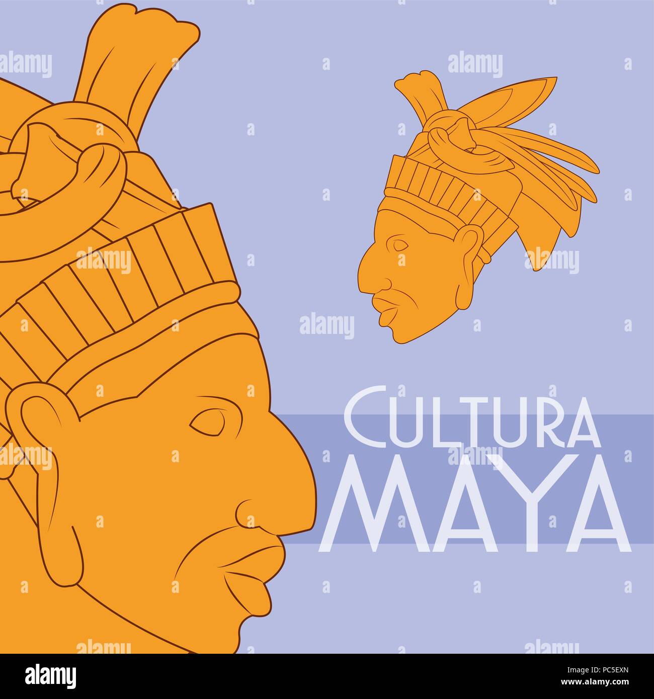 Cultura Maya postcard Stock Vector Image & Art - Alamy