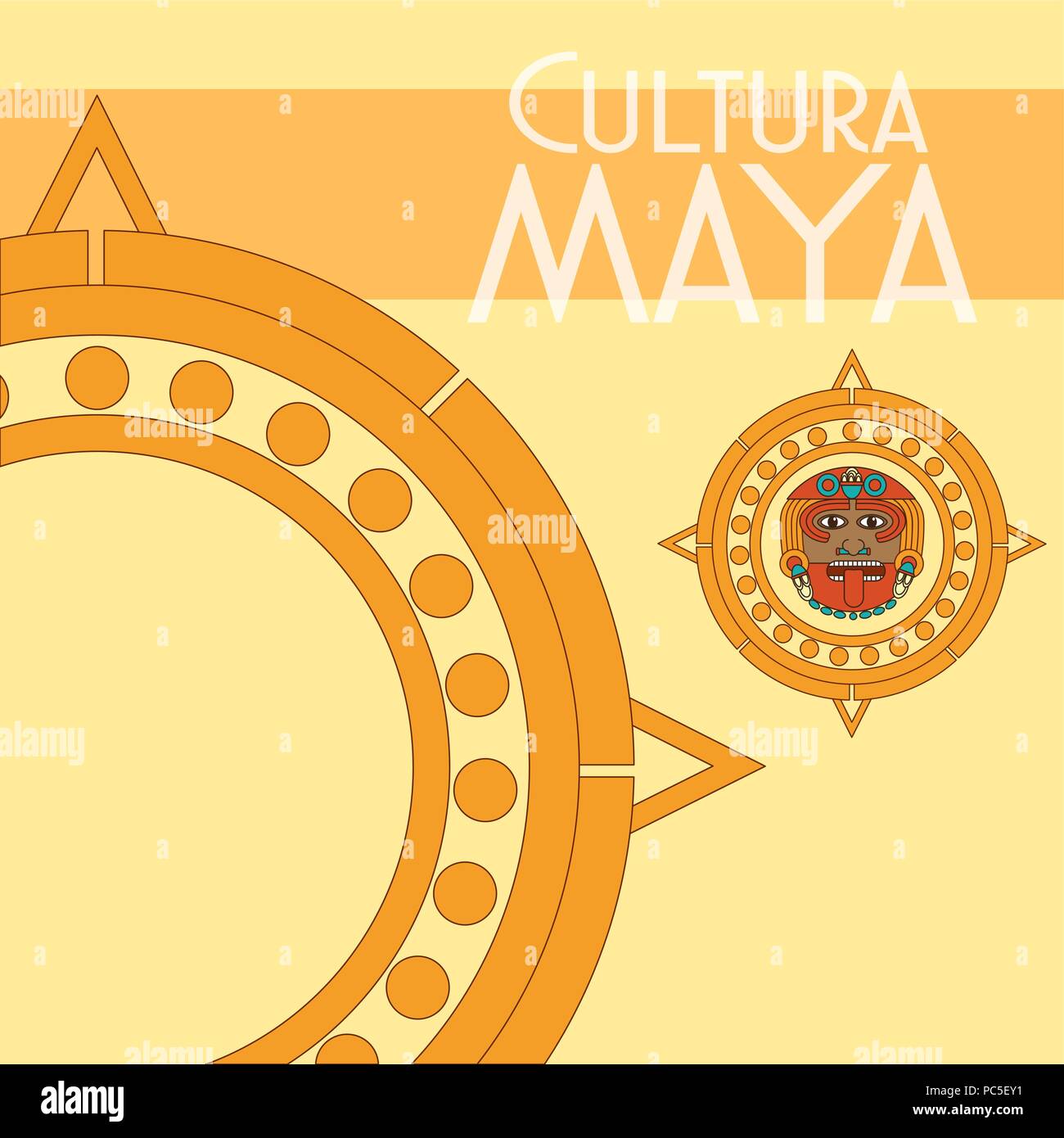 Cultura Maya postcard Stock Vector Image & Art - Alamy
