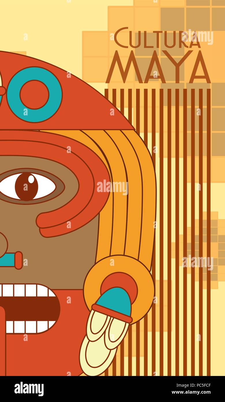 Cultura Maya postcard Stock Vector Image & Art - Alamy