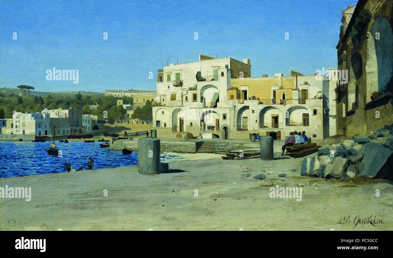 672 В Италии 1876 Stock Photo - Alamy