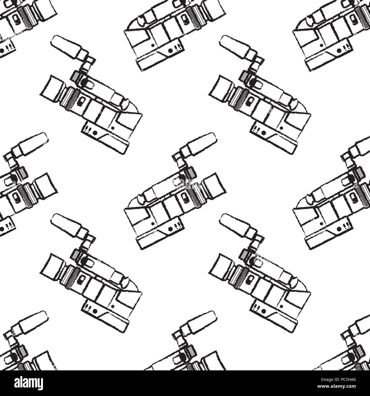 grunge video camera recorder equipment background Stock Vector Image ...