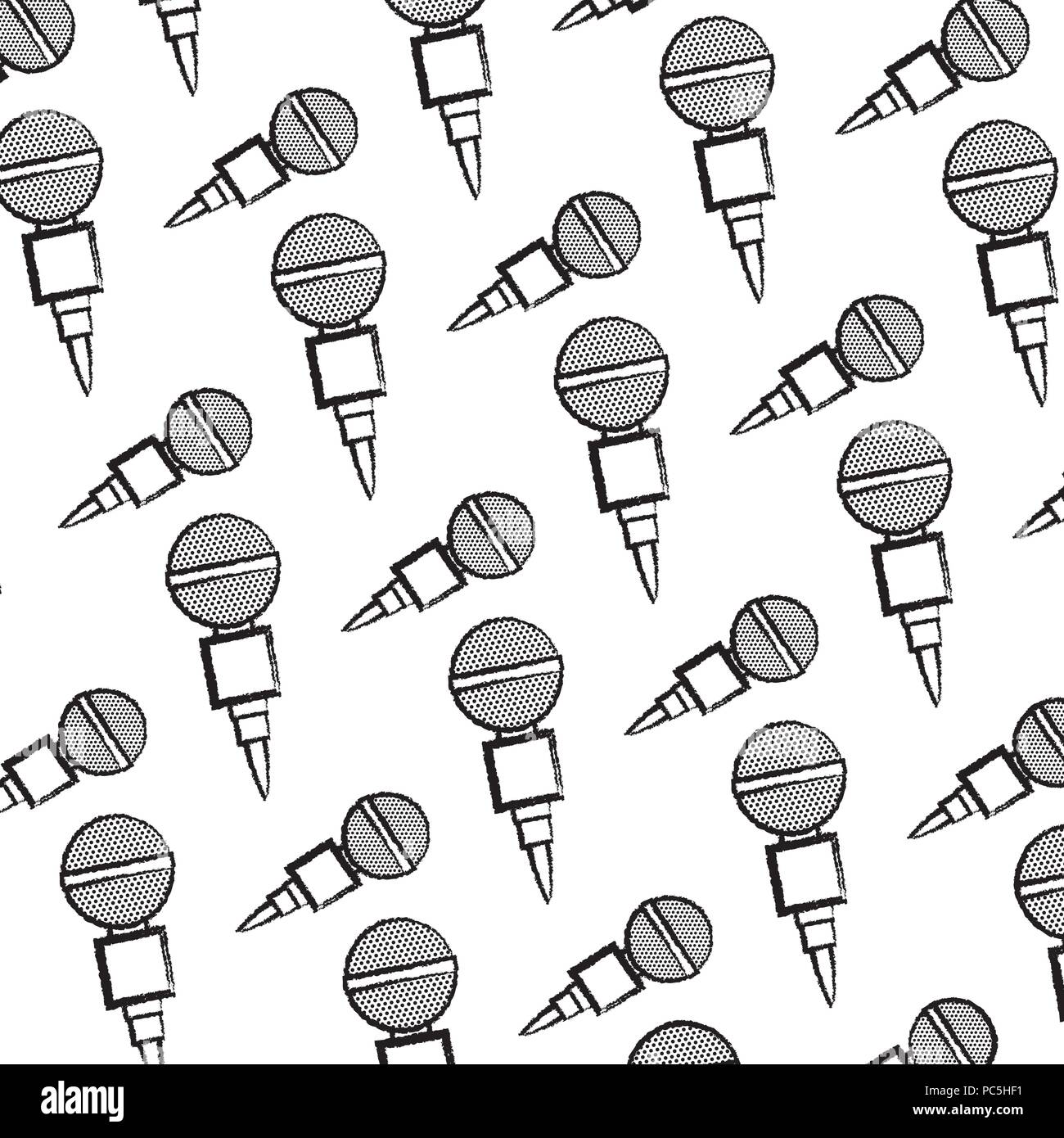 grunge microphone voice audio equipment background Stock Vector Image ...
