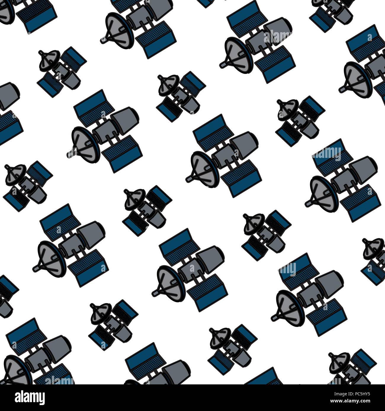 color satellite technology communication space background Stock Vector ...