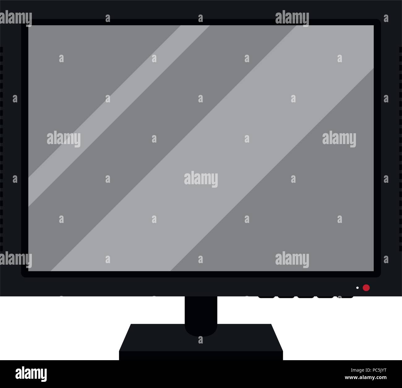 electronic computer screen technology information Stock Vector Image ...
