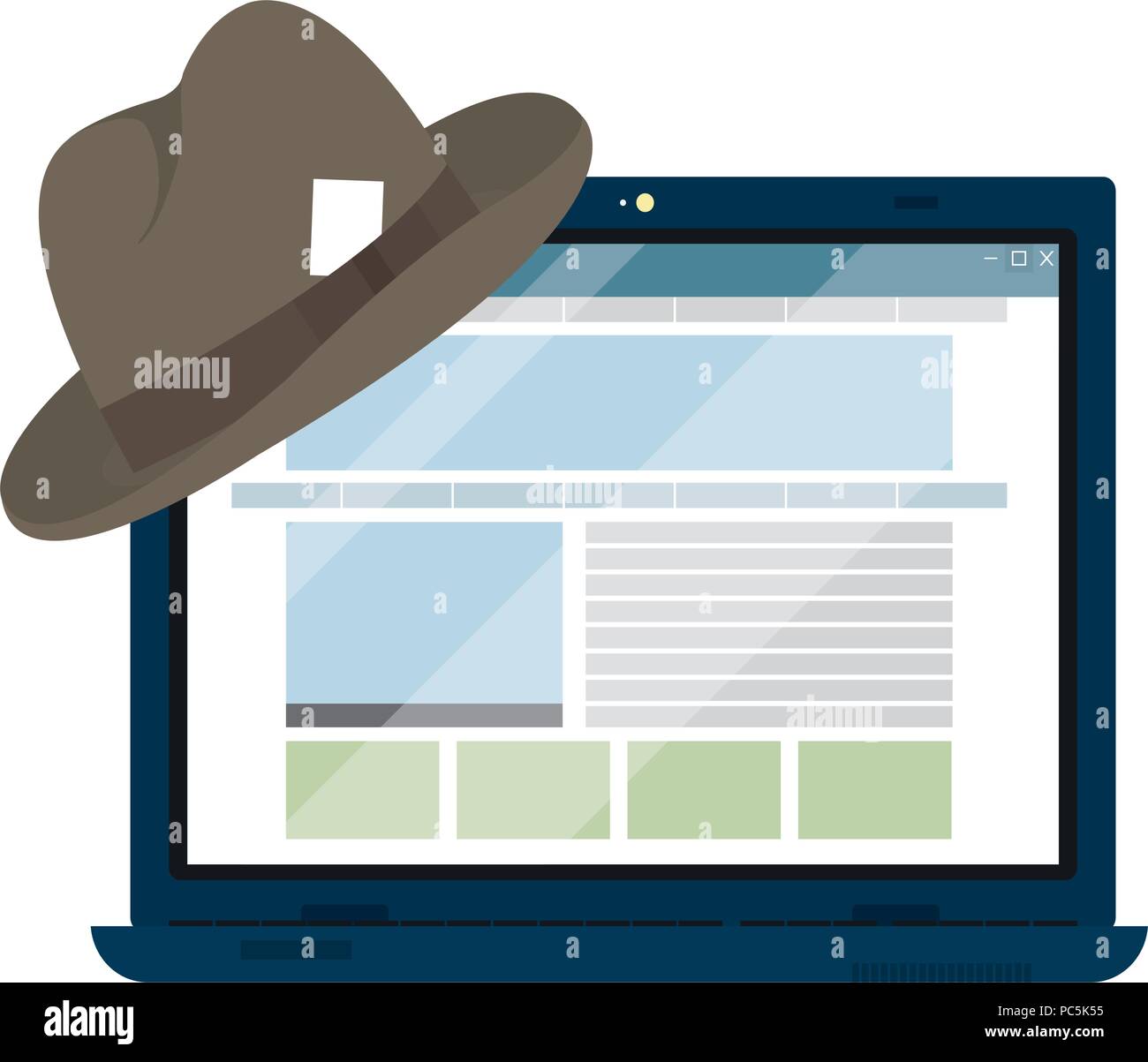 Hat tech Stock Vector Images - Alamy