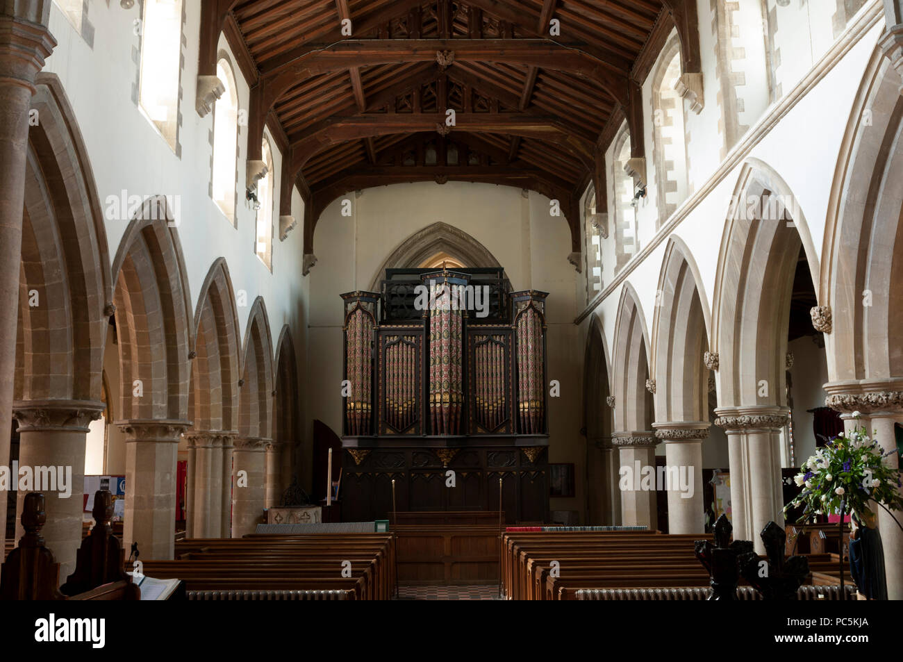 St. Mary`s Church, Welford, Northamptonshire, England, UK Stock Photo ...