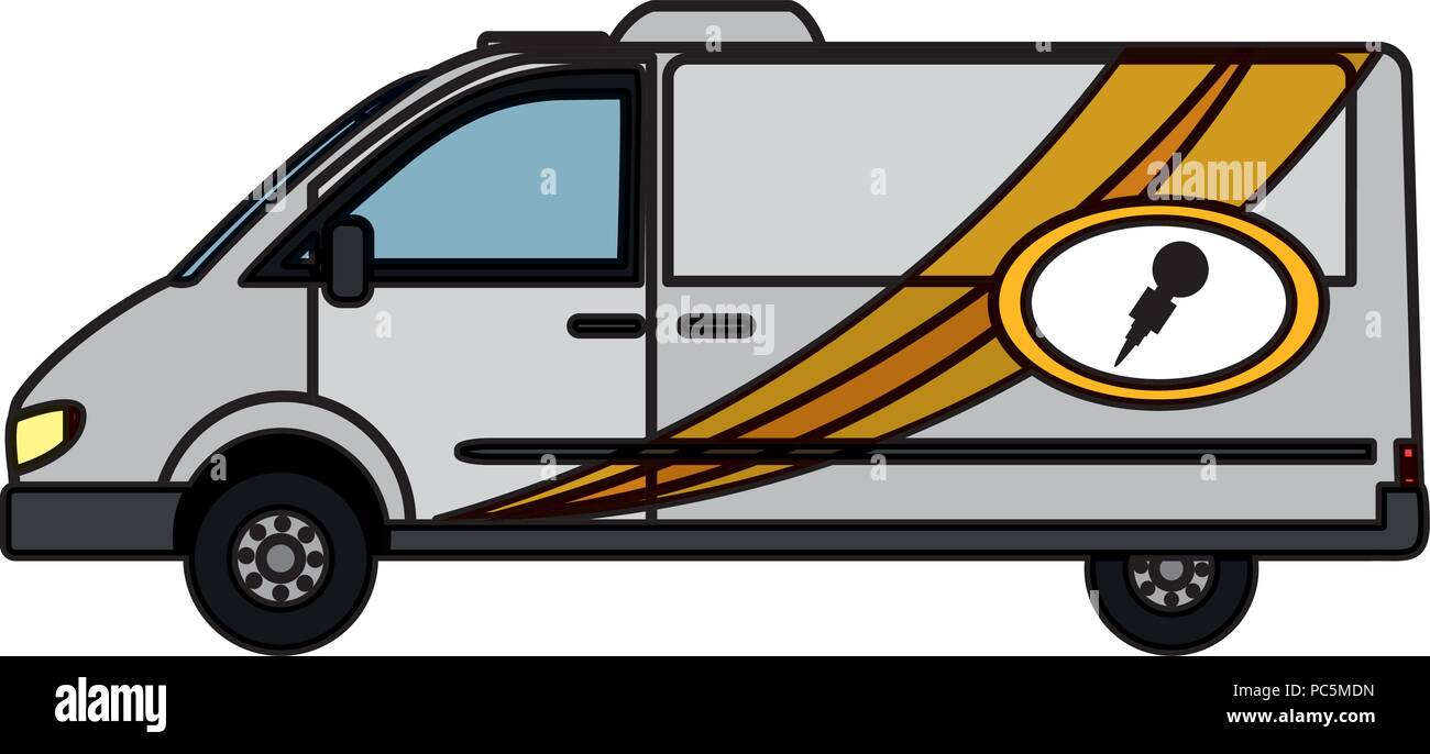 News van television Stock Vector Images - Alamy