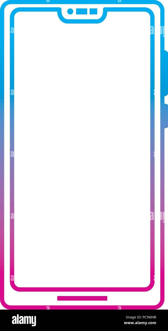 degraded line electronic smartphone screen communication technology ...