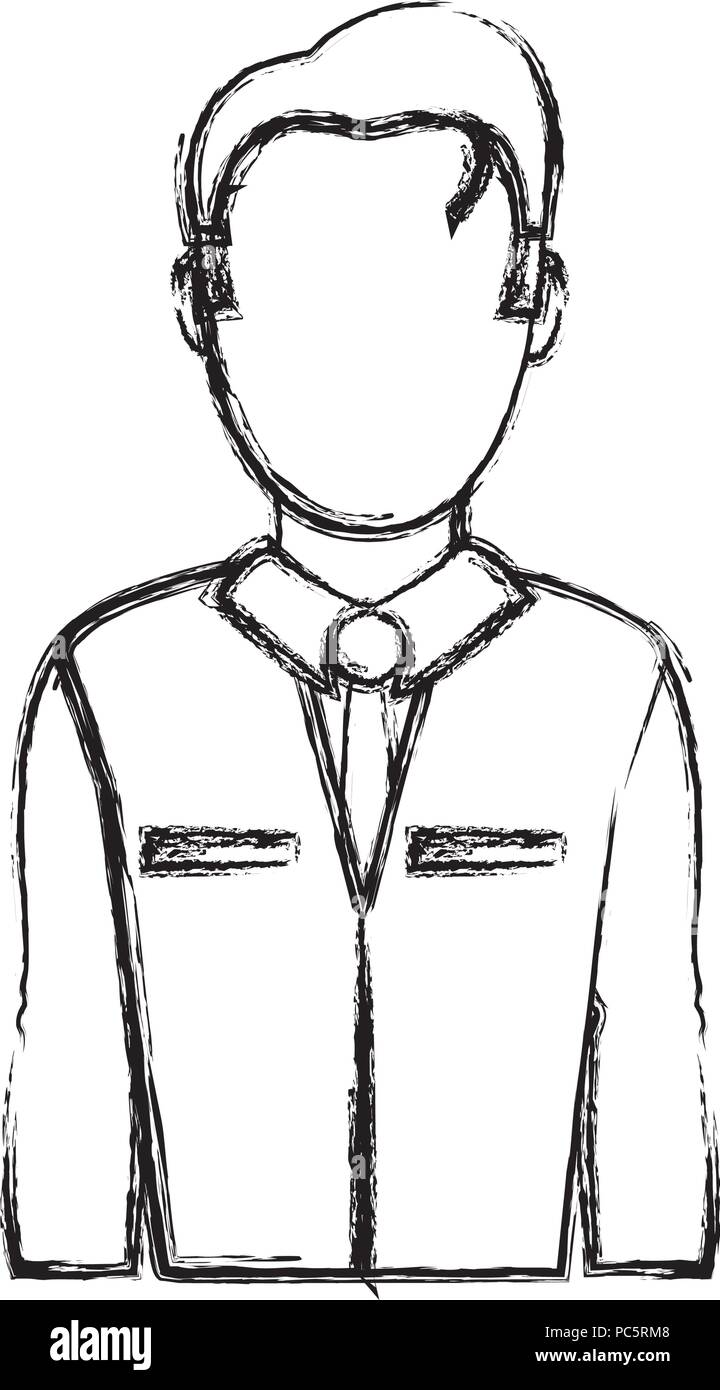 grunge nice man with elegant clothes style Stock Vector Image & Art - Alamy