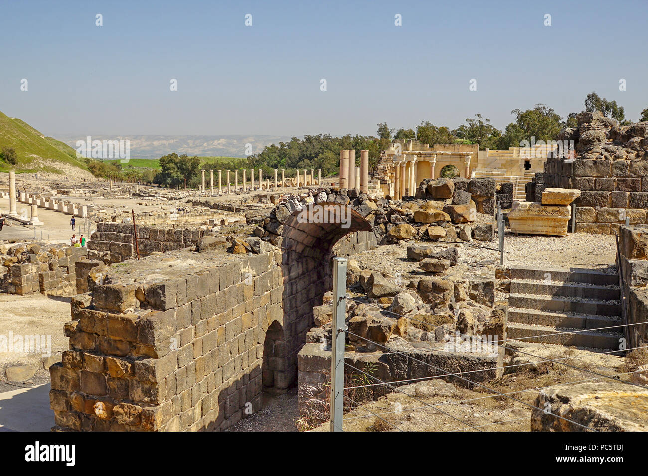 The roman theater of scythopolis hi-res stock photography and images ...