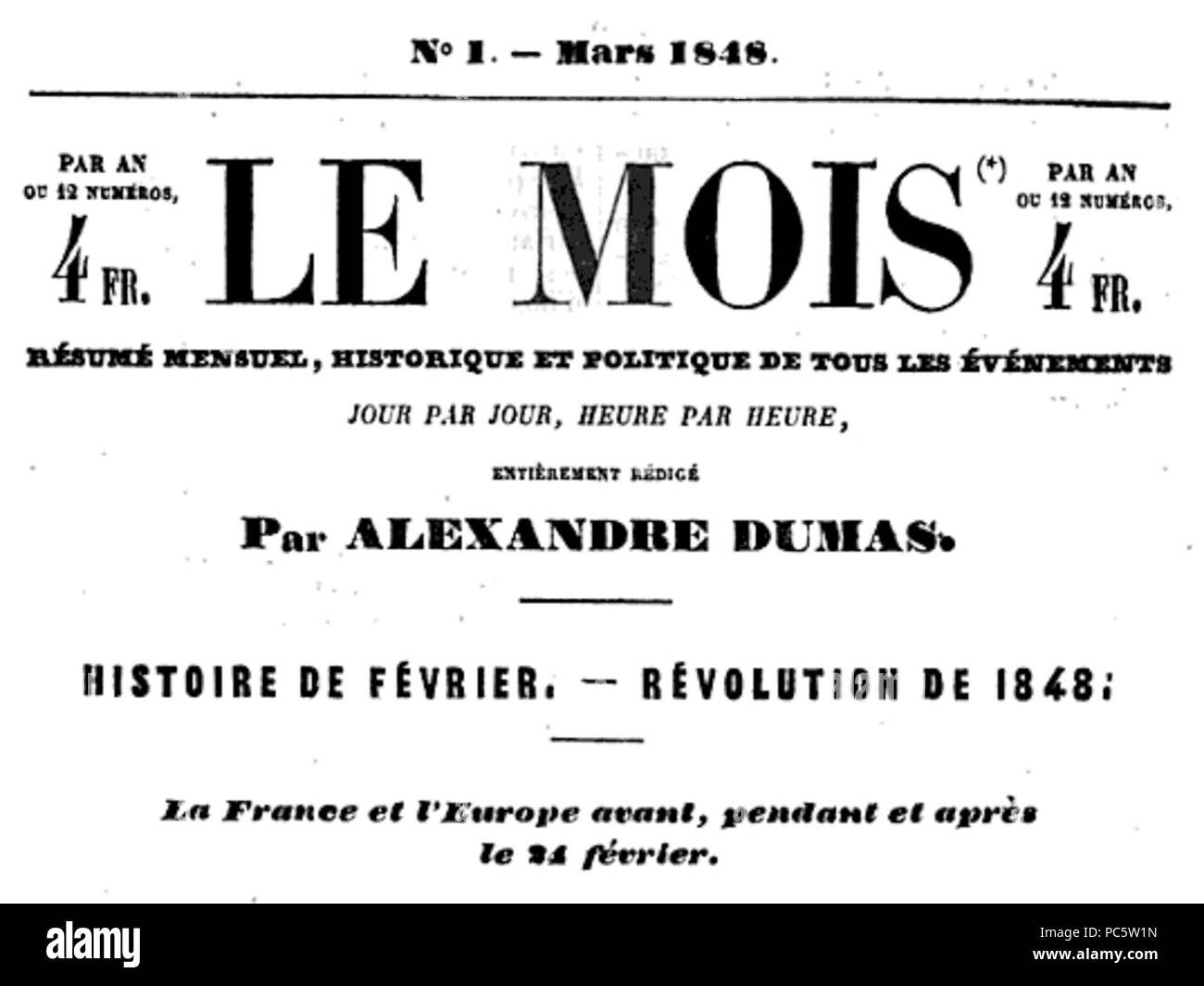 Alexandre dumas Cut Out Stock Images & Pictures - Alamy