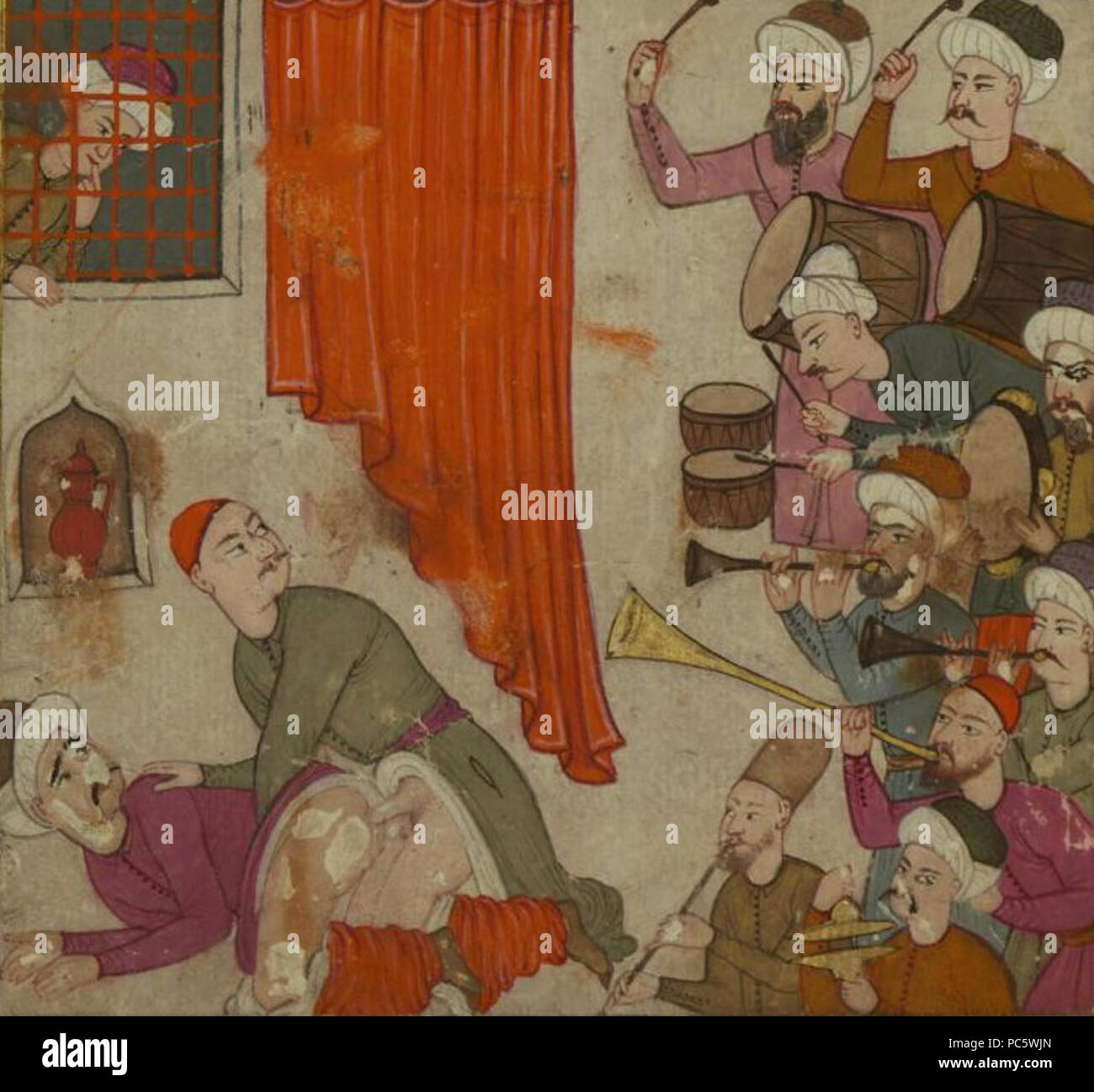 10 Atai (Walters MS 666) - A Sodomite Disgraced (cropped Stock Photo ...