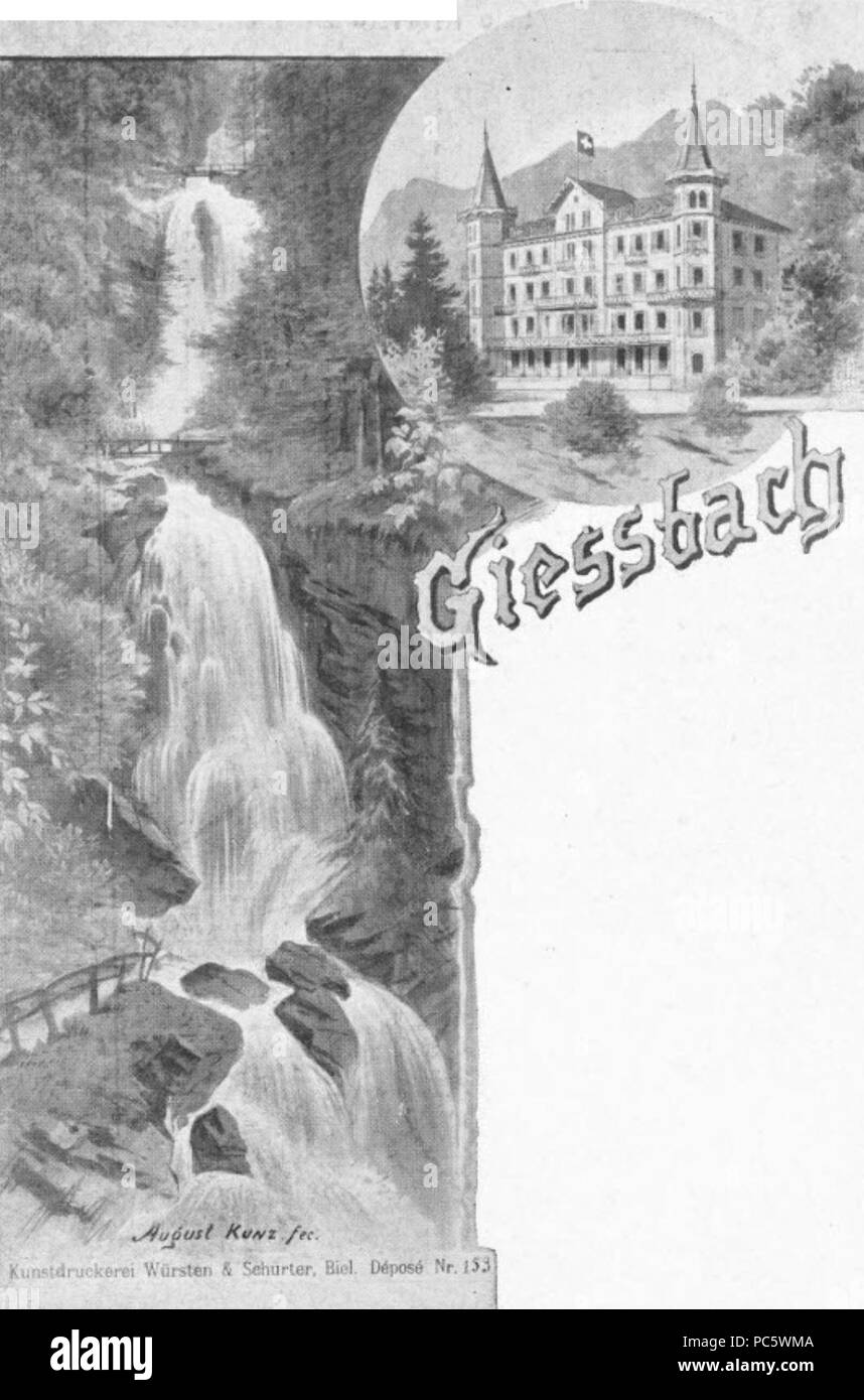 Giessbach Black and White Stock Photos & Images - Alamy