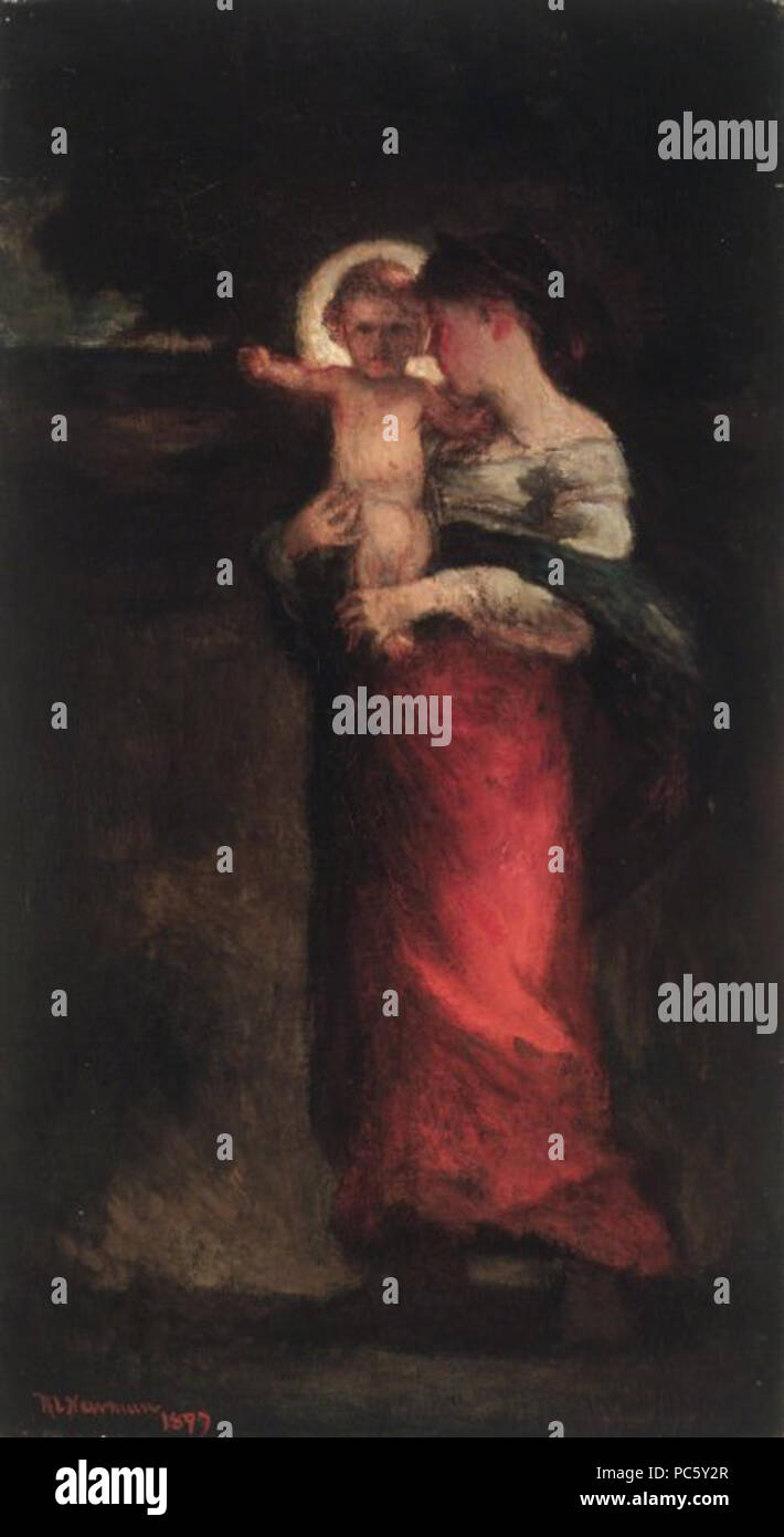 16 Brooklyn Museum - Madonna and Child - Robert Loftin Newman - overall ...