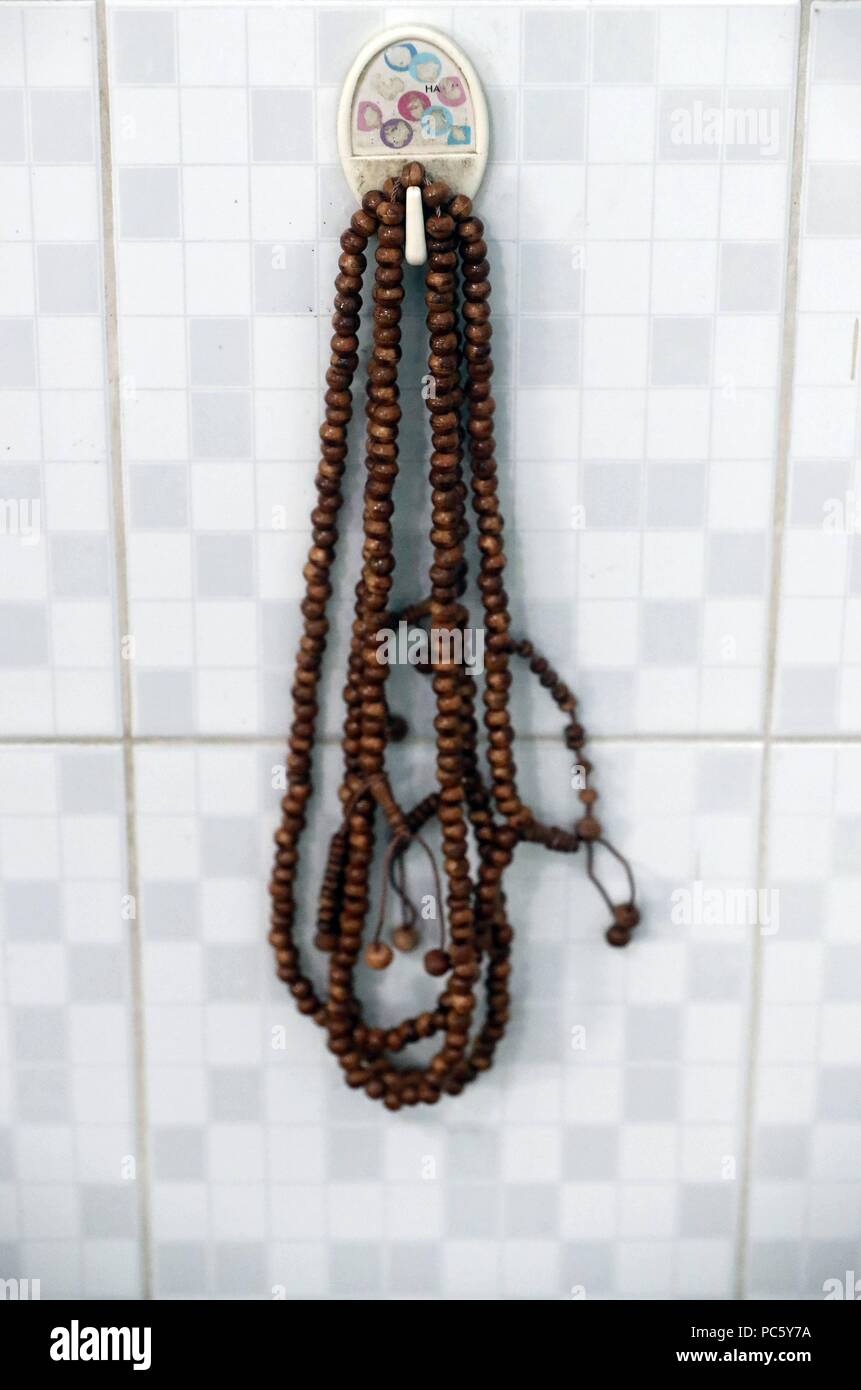 Jamiul Islamiyah Mosque. Wooden Prayer beads (Tasbih). Ho Chi Minh City ...